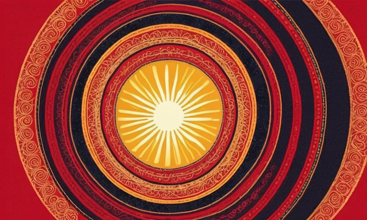 Bandera roja sol amarillo: Significado de banderas con sol